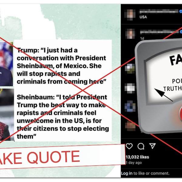 PolitiFact | Mexican President Claudia Sheinbaum didn’t say the U.S ...