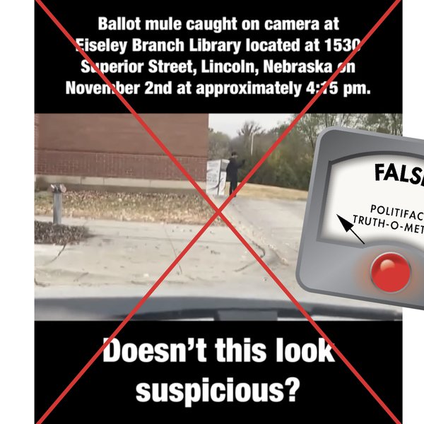PolitiFact | Video shows first-time voter dropping off ballot in ...