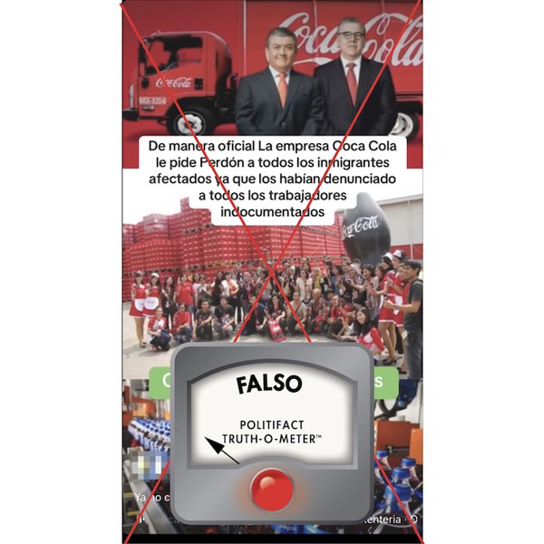 PolitiFact | No hay pruebas de que Coca-Cola denunció a sus ...