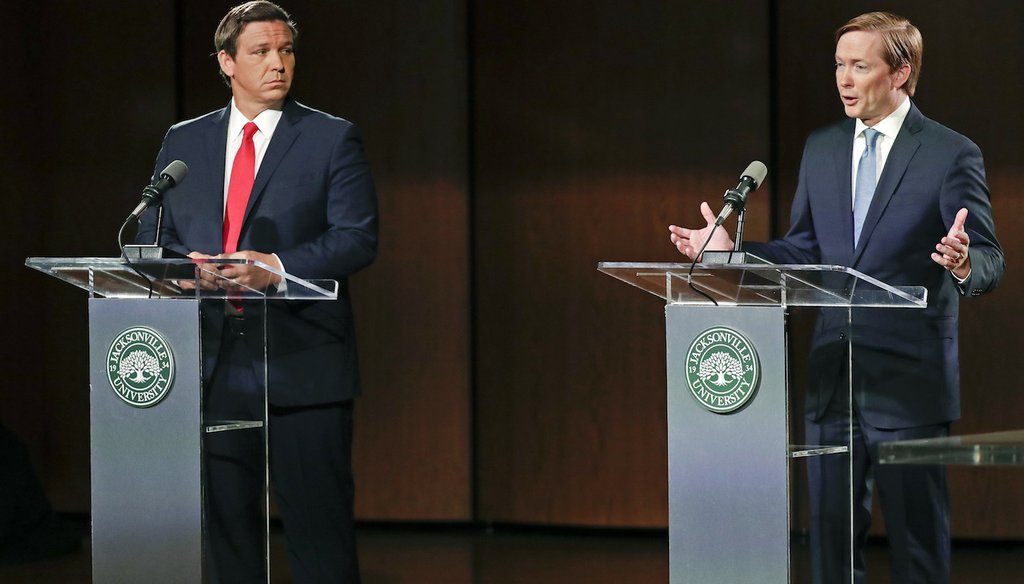 PolitiFact | Fact-checking DeSantis and Putnam in Florida Republican ...