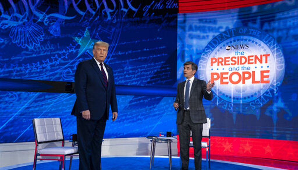 PolitiFact | Fact-checking Donald Trump’s ABC News town hall