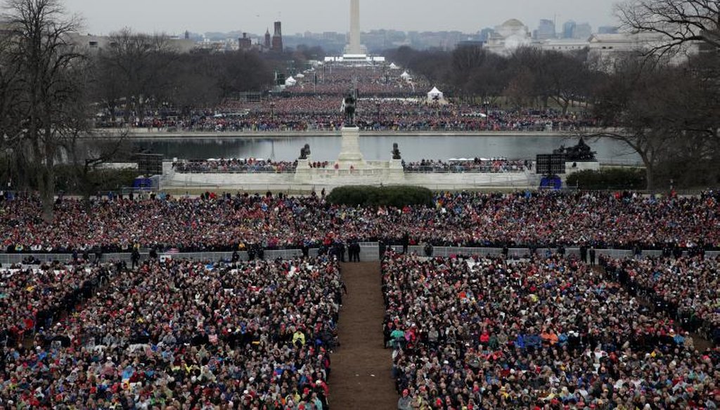 PolitiFact | Inaugural crowd sizes ranked