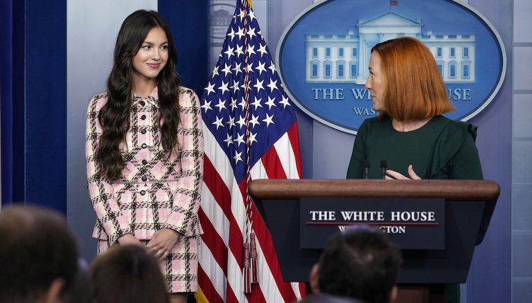 PolitiFact | Joe Biden, Olivia Rodrigo did not appear in press briefing ...