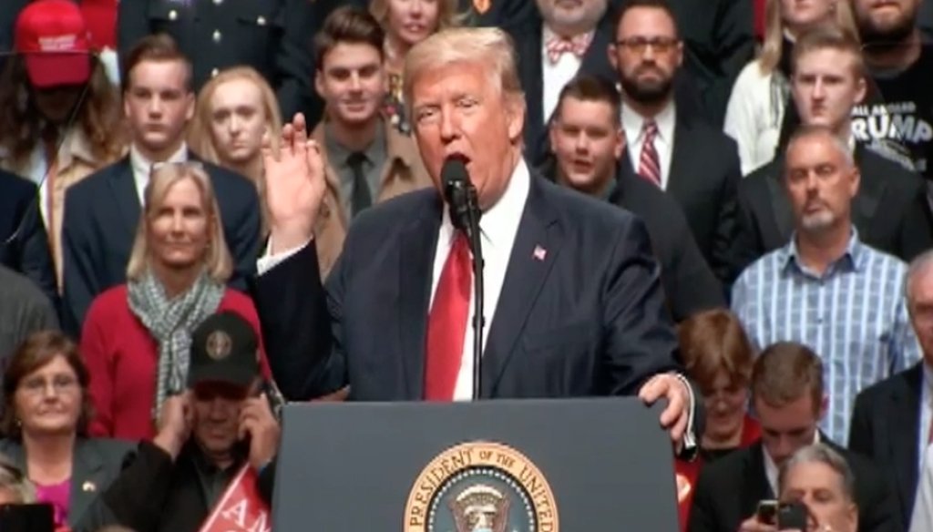 PolitiFact | Fact-checking Donald Trump's Nashville rally