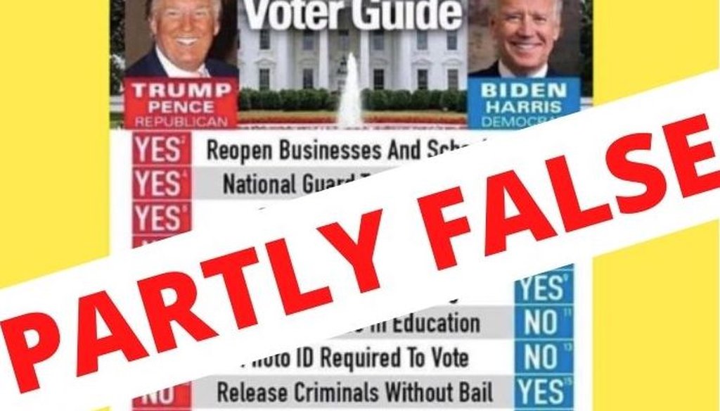 PolitiFact | The fact-checker's guide to a viral “voter guide ...