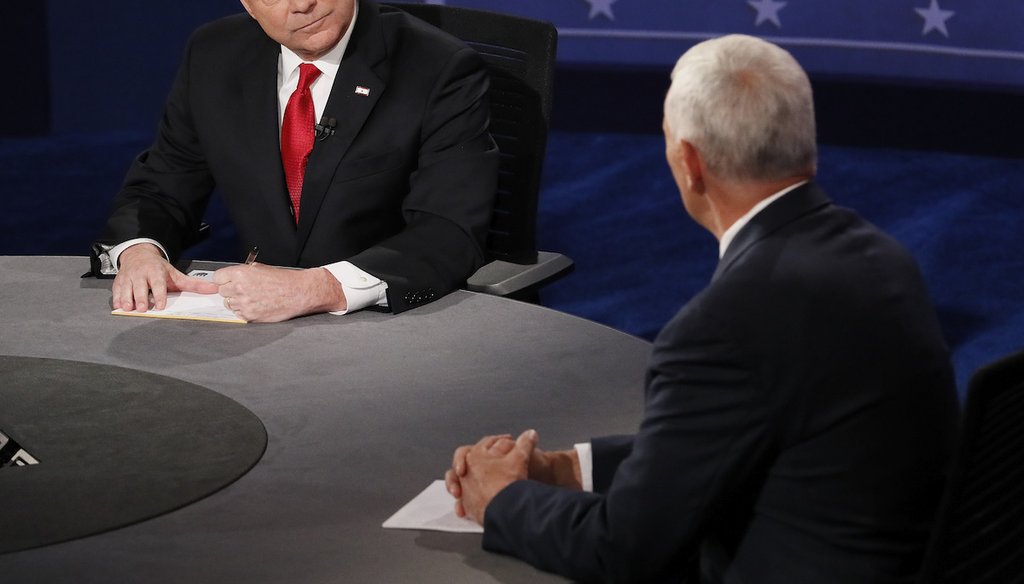 PolitiFact | PolitiFact's annotated vice presidential debate