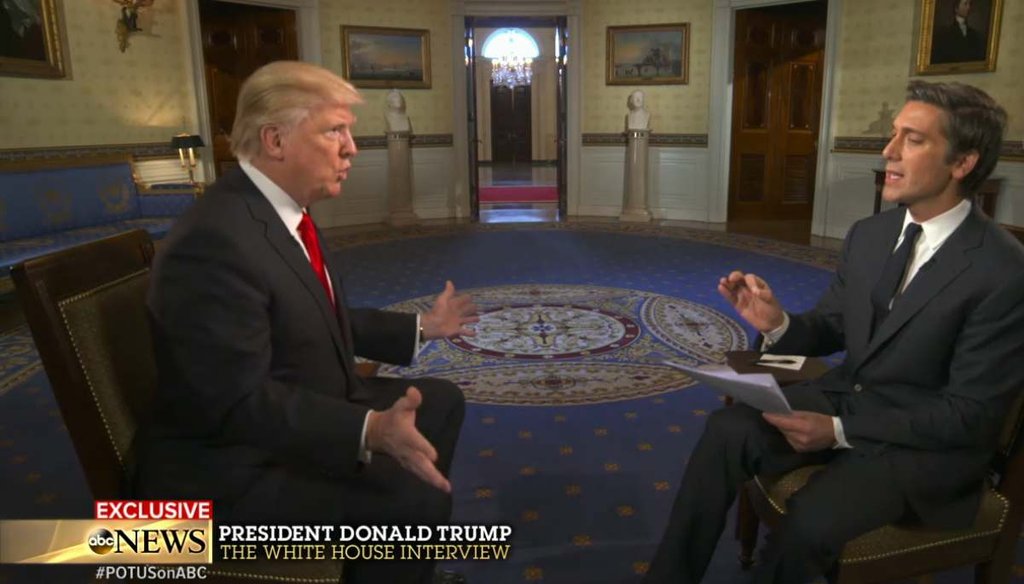 PolitiFact | Fact-checking what Donald Trump got wrong in his ABC News ...