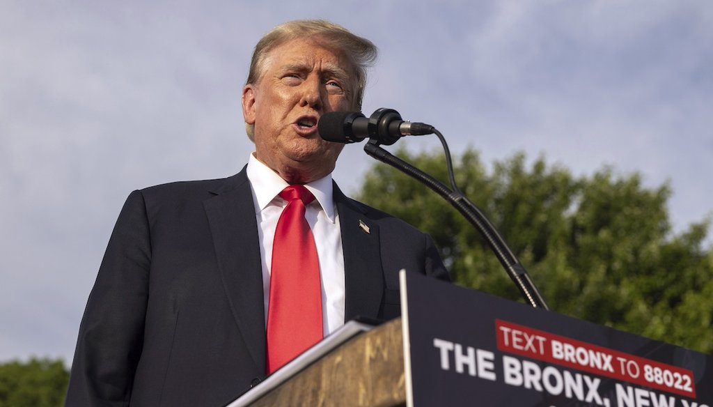 PolitiFact | Donald Trump felony conviction: Live fact-checks from his ...