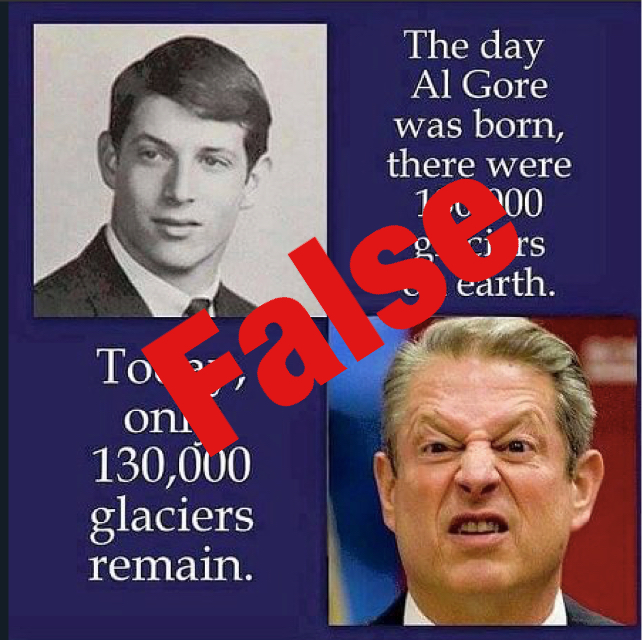 Viral meme about Al Gore and glaciers is wrong | PolitiFact Facebook ... Viral meme about Al Gore and glaciers is wrong | PolitiFact Facebook ...